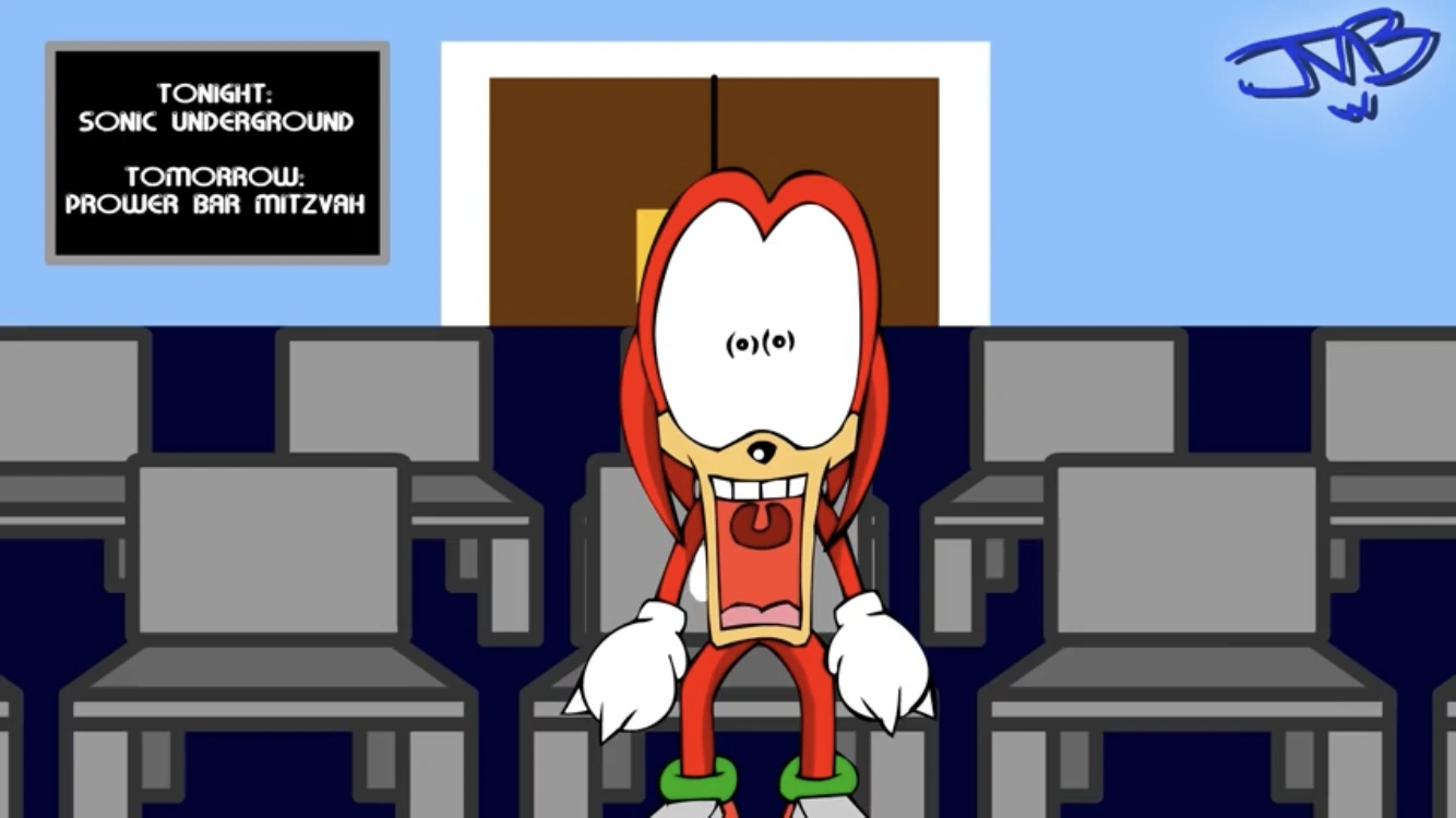 what is knuckles looking at | Fandom