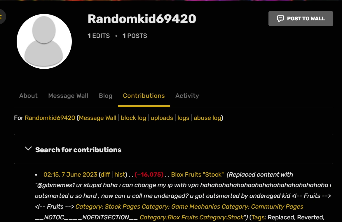 Well, another vandalizer | Fandom