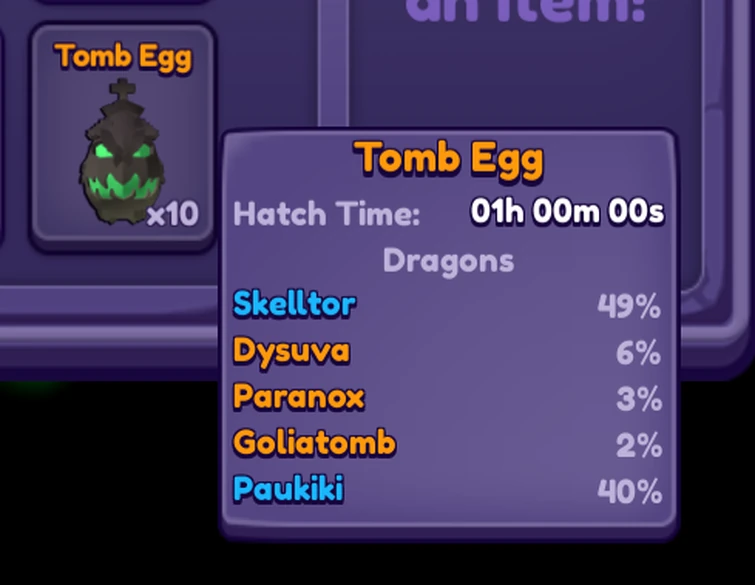 Tomb Egg Chances (With Lucky Egg Pass) | Fandom