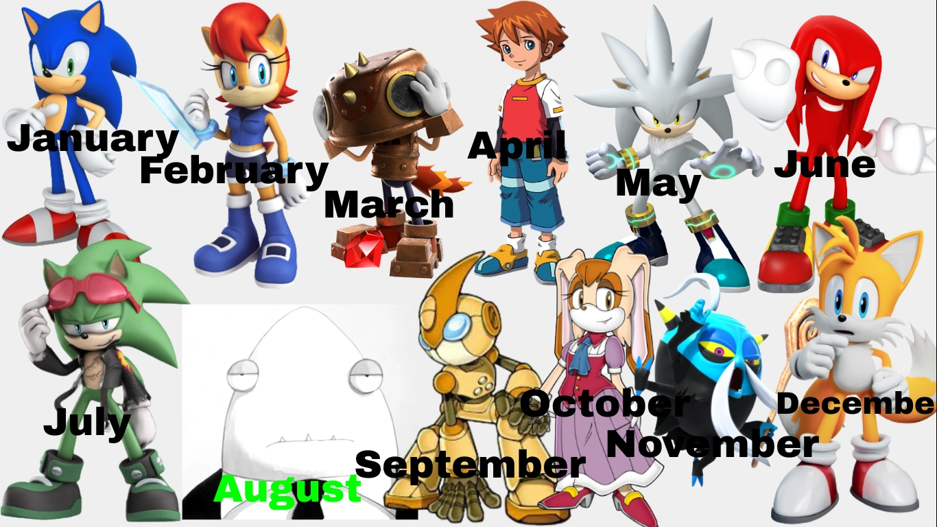 The Sonic Character On Your Birth Month Is Your Permanent Roommate, Who Did You Get? | Fandom