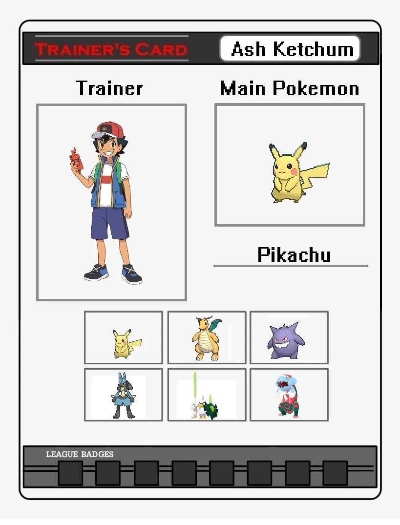 Pokemon Trainer's Card | Fandom