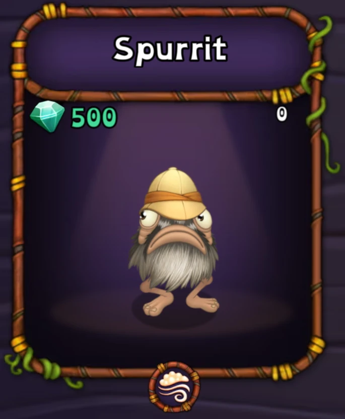 Ah yes, my favourite air elemental monster, Spurrit. | Fandom