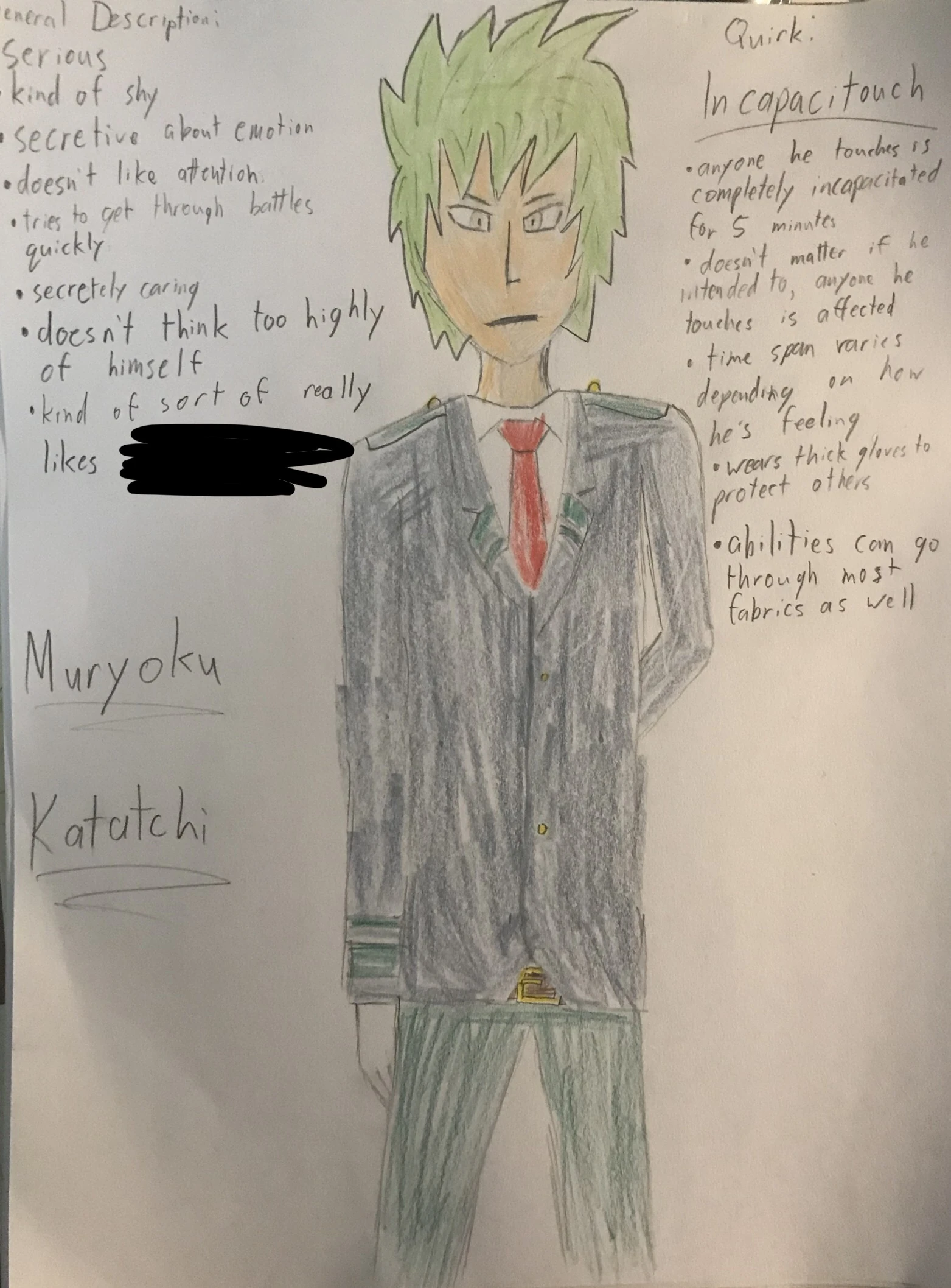 I scribbled out an OC at 10 pm | Fandom