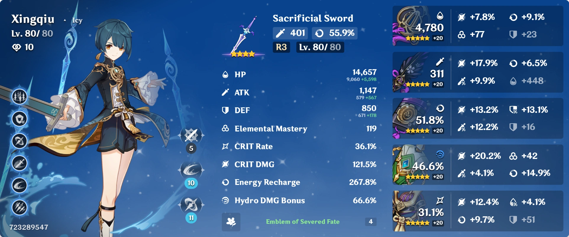 i tried improving my xingqiu build | Fandom