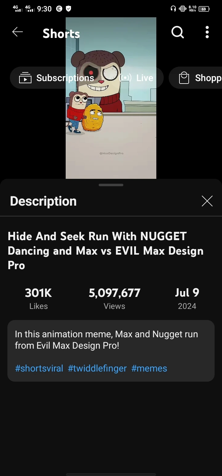 I just noticed Max is now using the #twiddlefinger hashtag, starting in ...