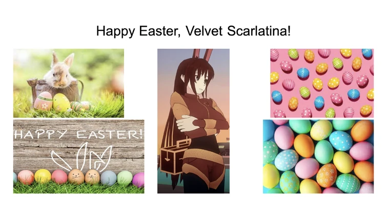 Happy Easter, Velvet Scarlatina! | Fandom