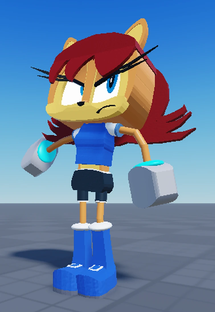 Stupid Silly Pecan render (Sally Acorn's cousin) | Fandom