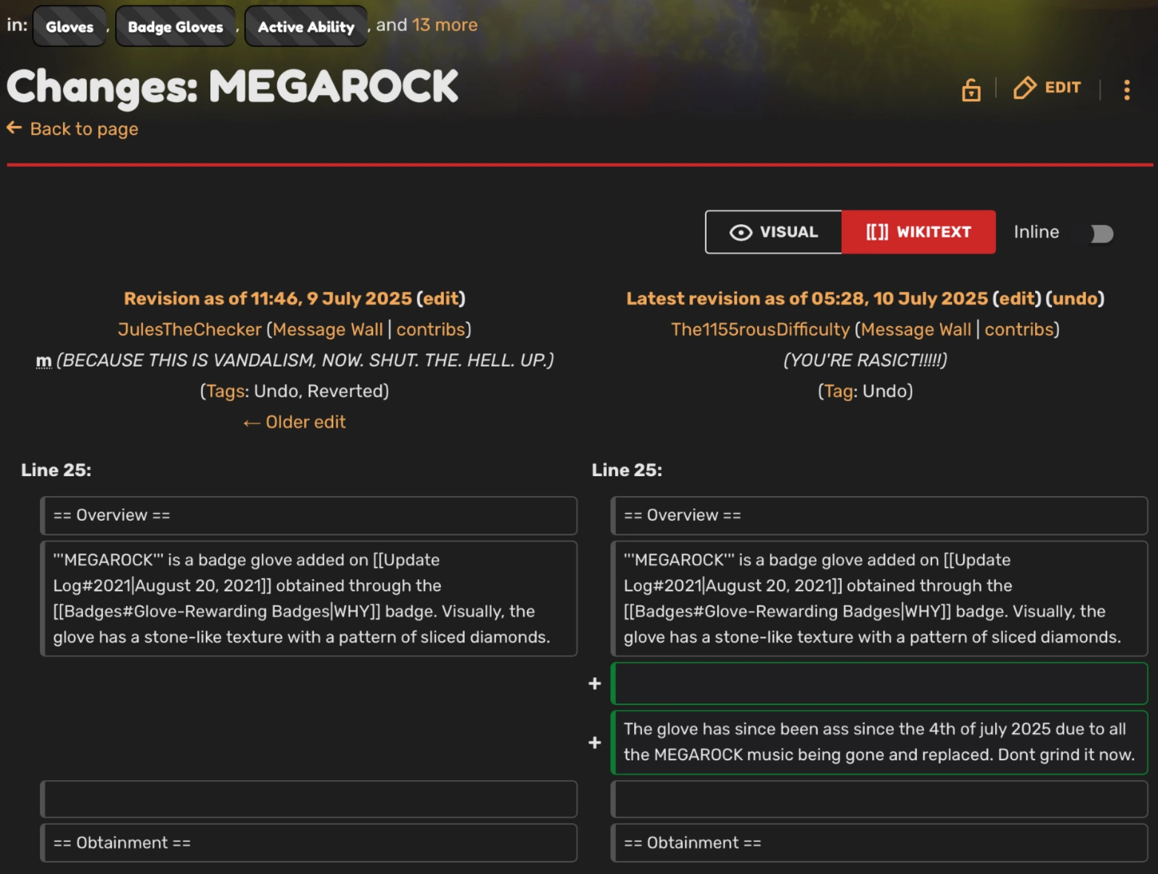 Rule breaking report. | Fandom