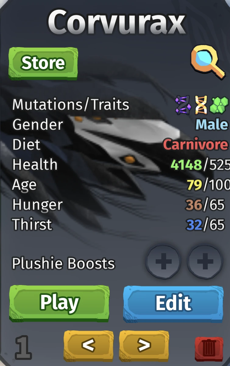 Selling Corv Shadow+Glimmer mutation for 7k(mush or creauture)[We can ...