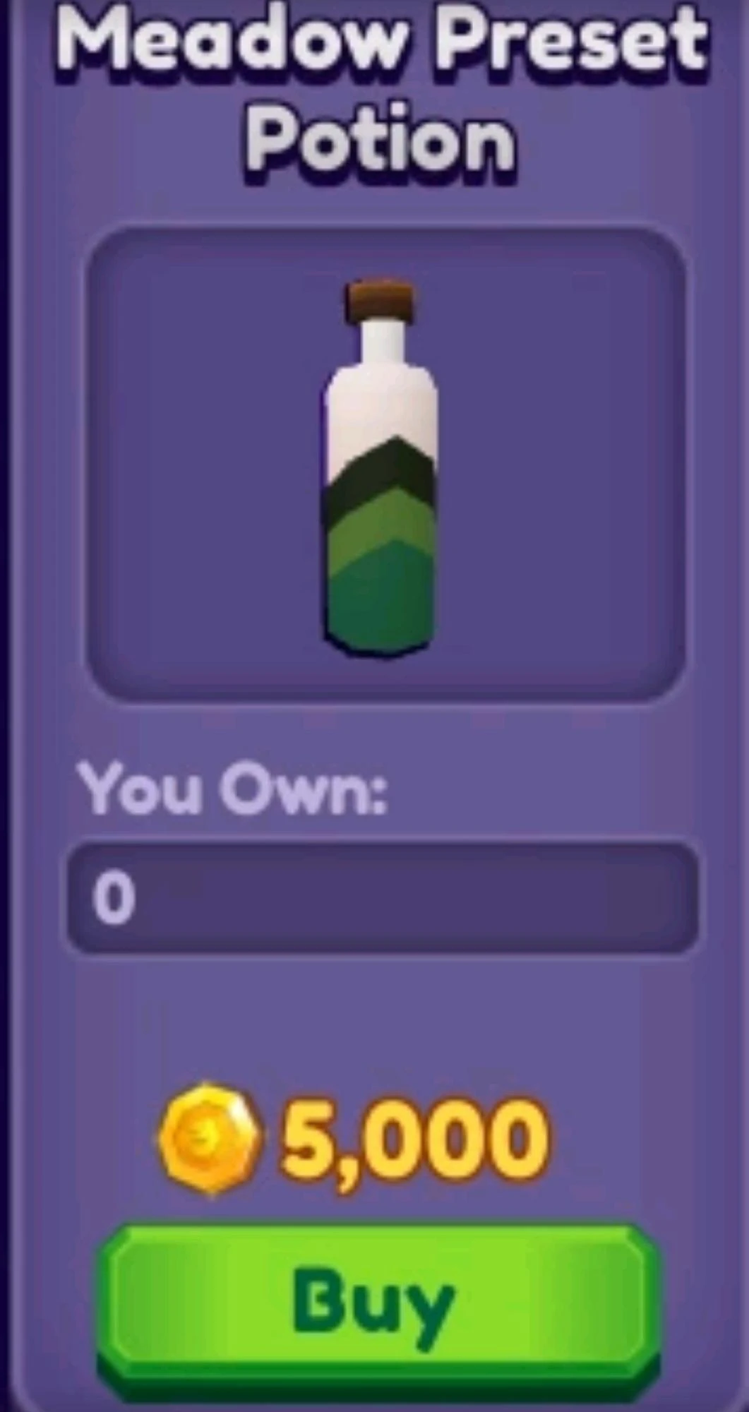Looking for Meadow Preset Potions. | Fandom