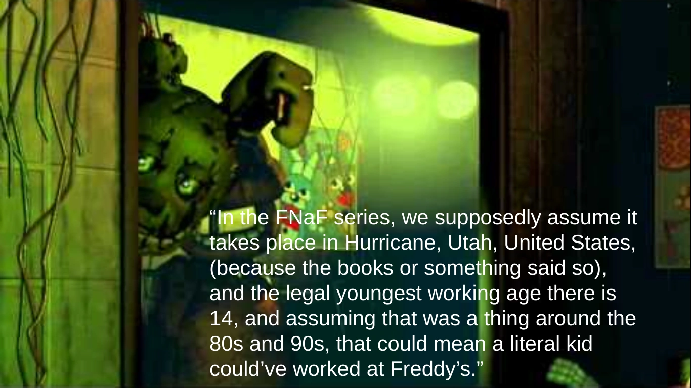 Springtrap's Odd Facts #24. | Fandom