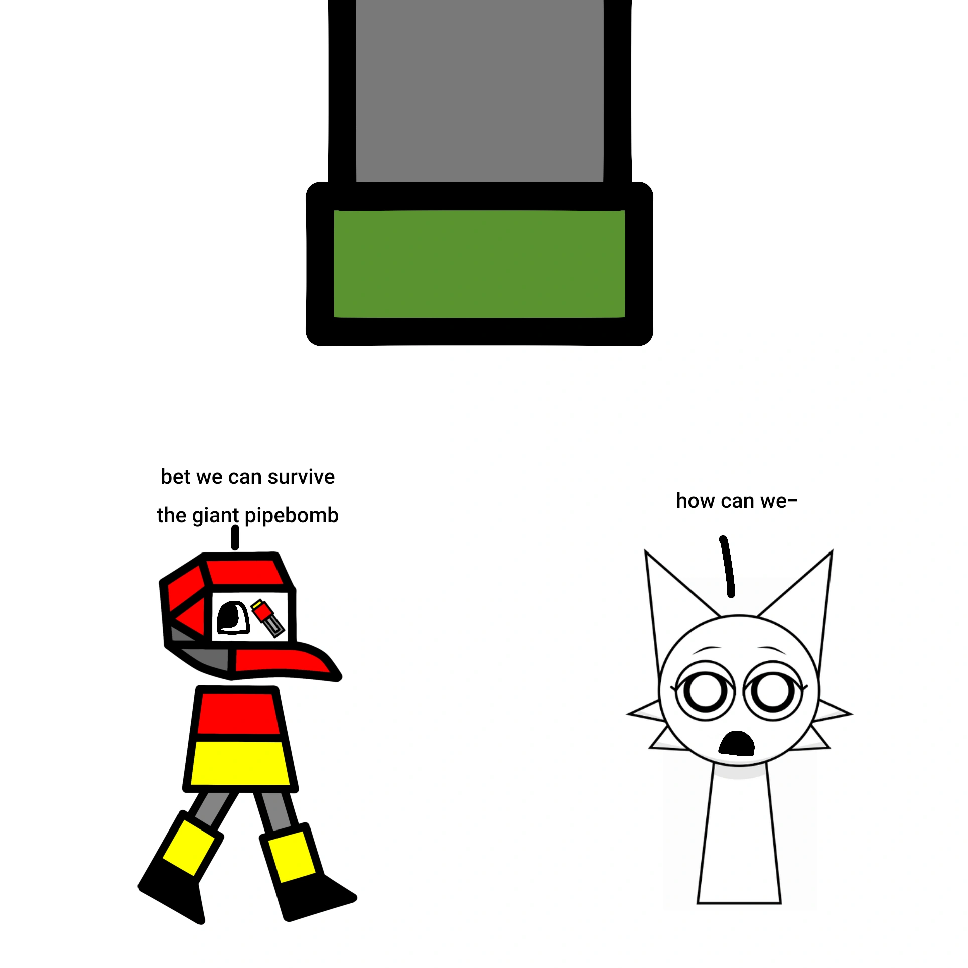 Survive the giant pipebomb | Fandom