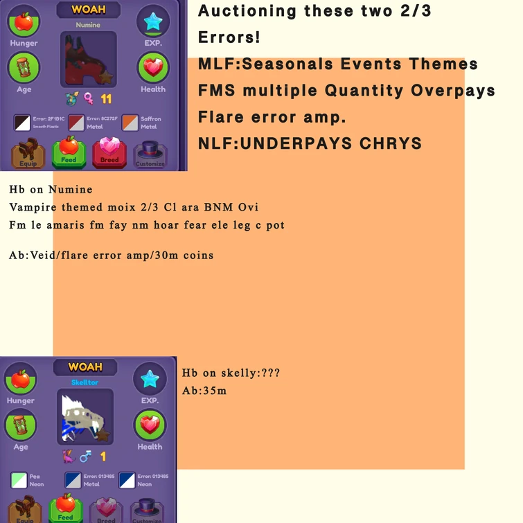 Auctioning 2 2/3 errors | Fandom