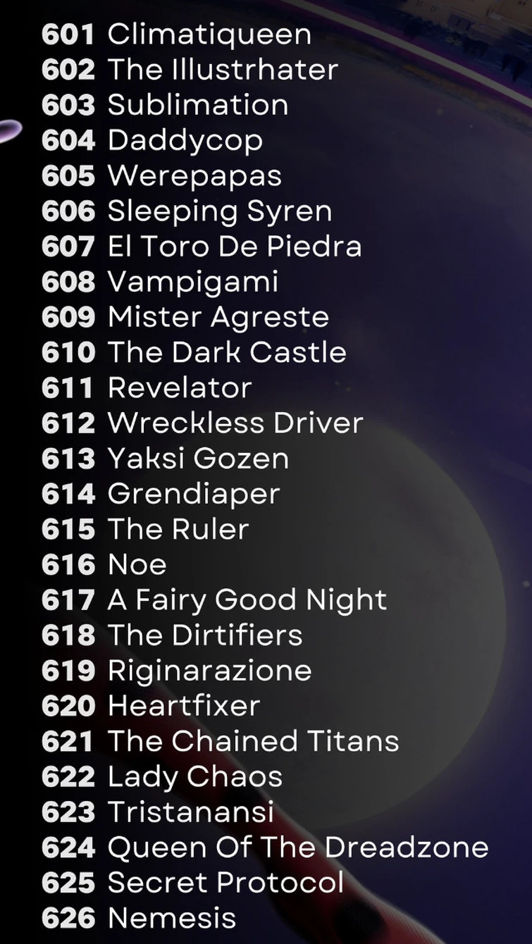 Episode title for Season 6 (English) | Fandom