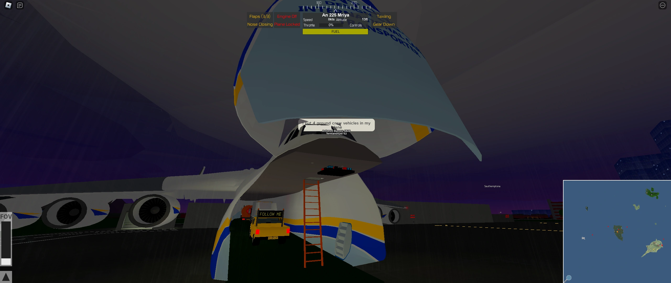 guys i fit 4 ground crew vehicles in an-225 | Fandom