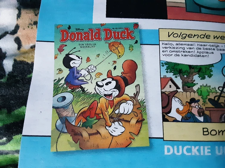 Bucky Bug is finally appearing on the cover of the Dutch Donald Duck ...