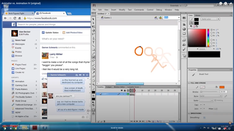 Stick Figures change sizes alot | Fandom