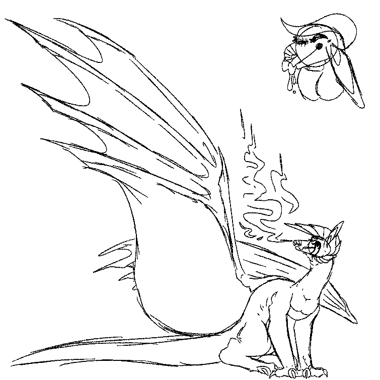 silly dragon ref wips | Fandom