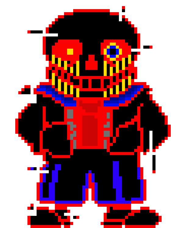 So I Made a Cursed Error!Sans Sprite.... | Fandom