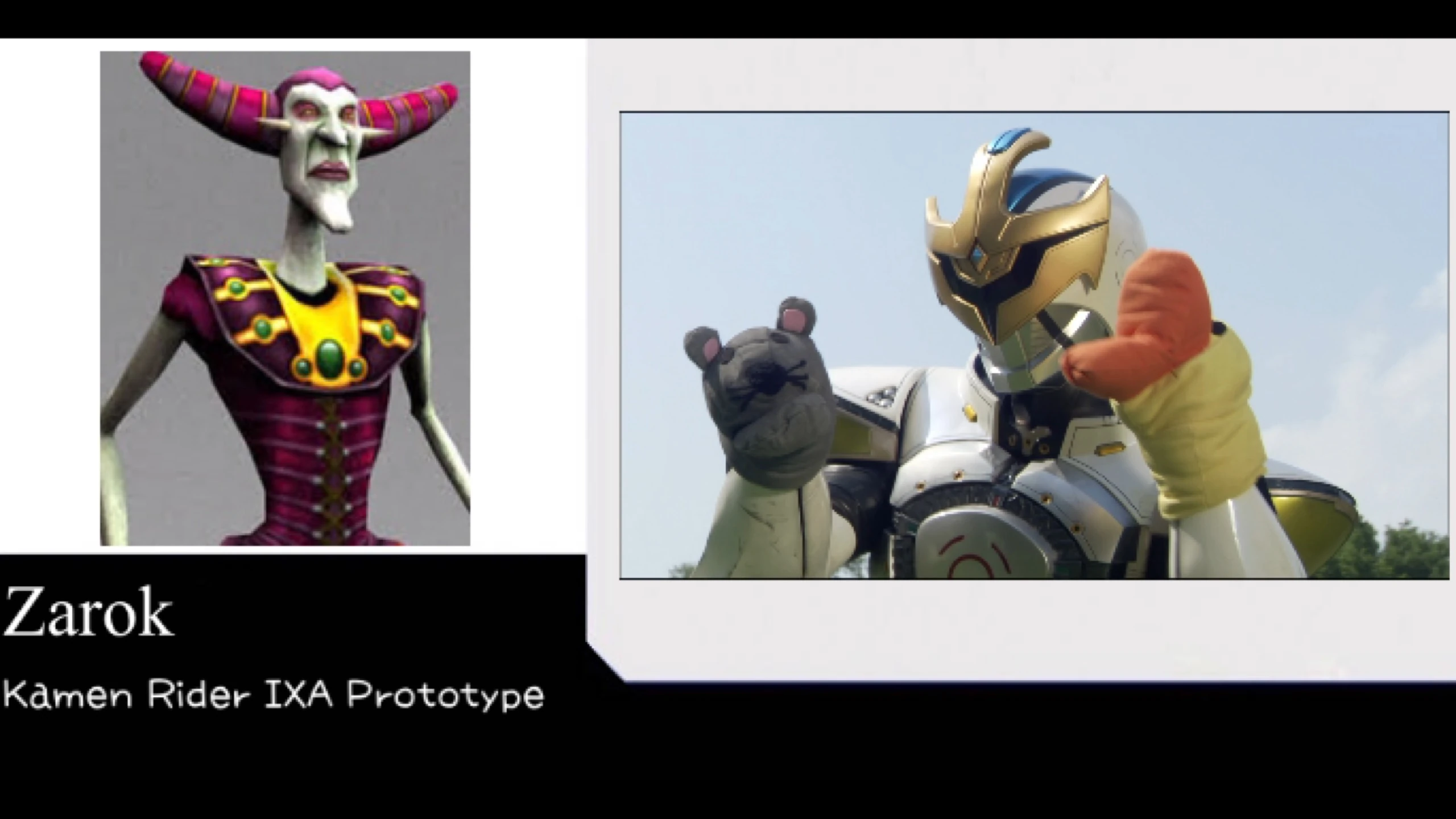 Zarok as Kamen Rider IXA Prototype | Fandom
