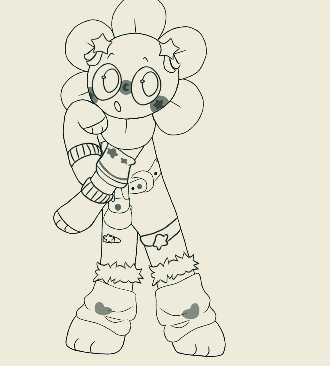 Sketch of star time dandy done! -💤 | Fandom