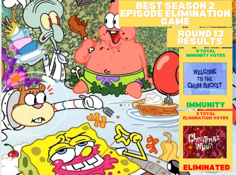 SpongeBob best season 2 episode elimination game Round 14 | Fandom