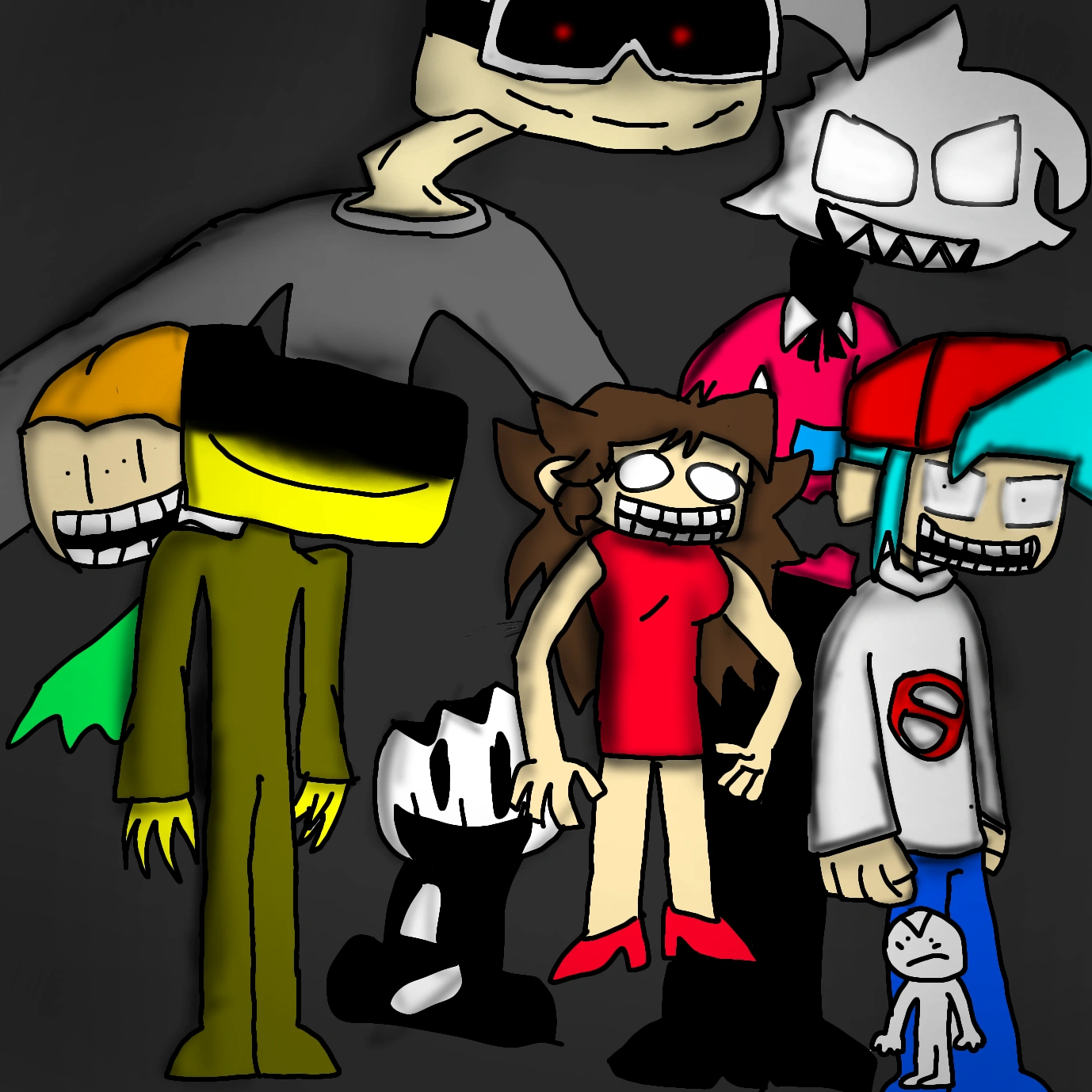 Nearly everyone in my fnf universe | Fandom