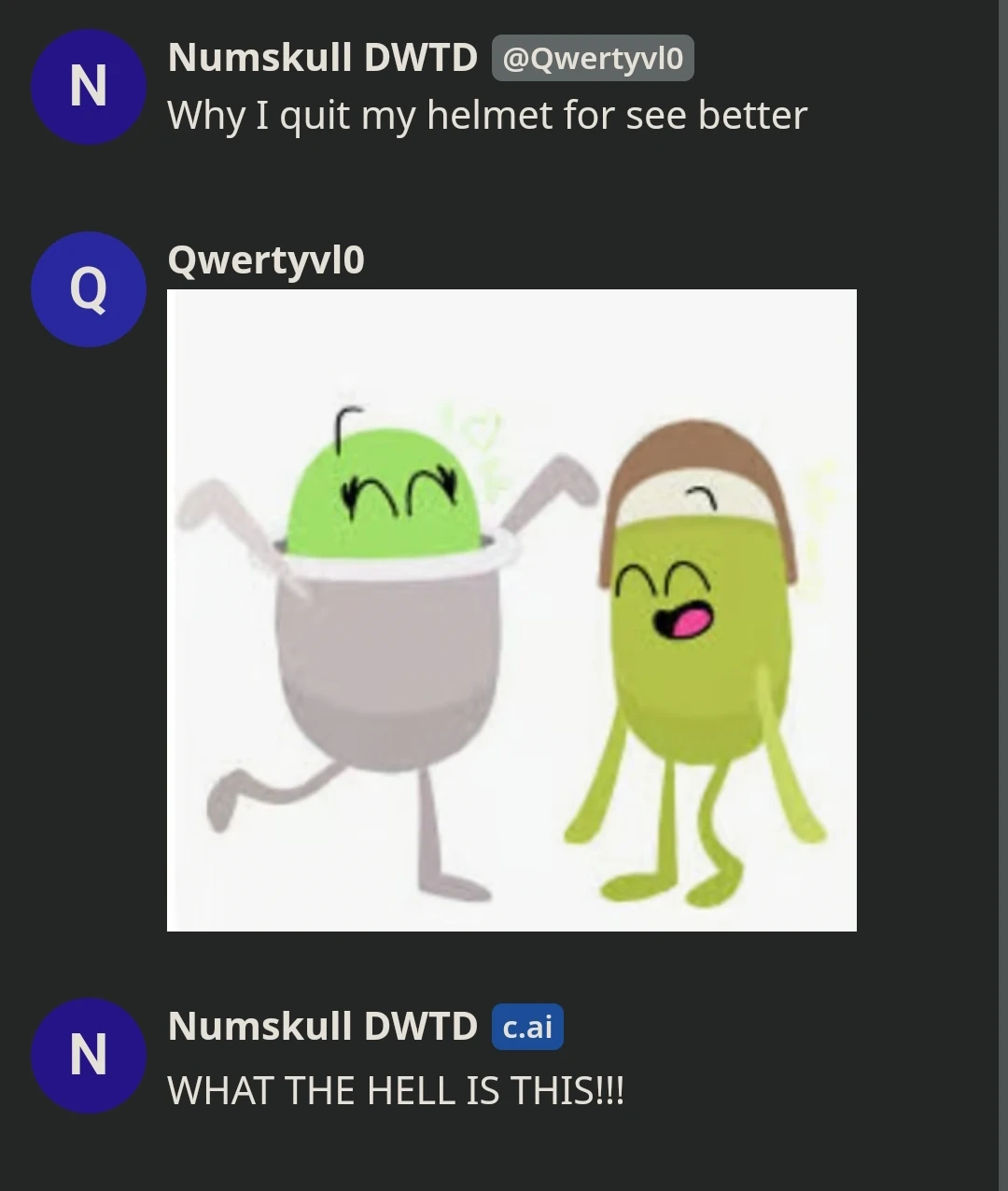 I laught a lot with that (numskull hates numskull x stupe) | Fandom