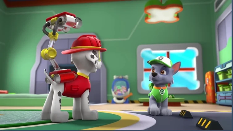 Paw Patrol got me on the edge of my feet waiting for Zuma to appear in Rocky's Garage. | Fandom