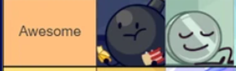 My BFDI, AB, KorFC, ITFT, and II tier lists | Fandom