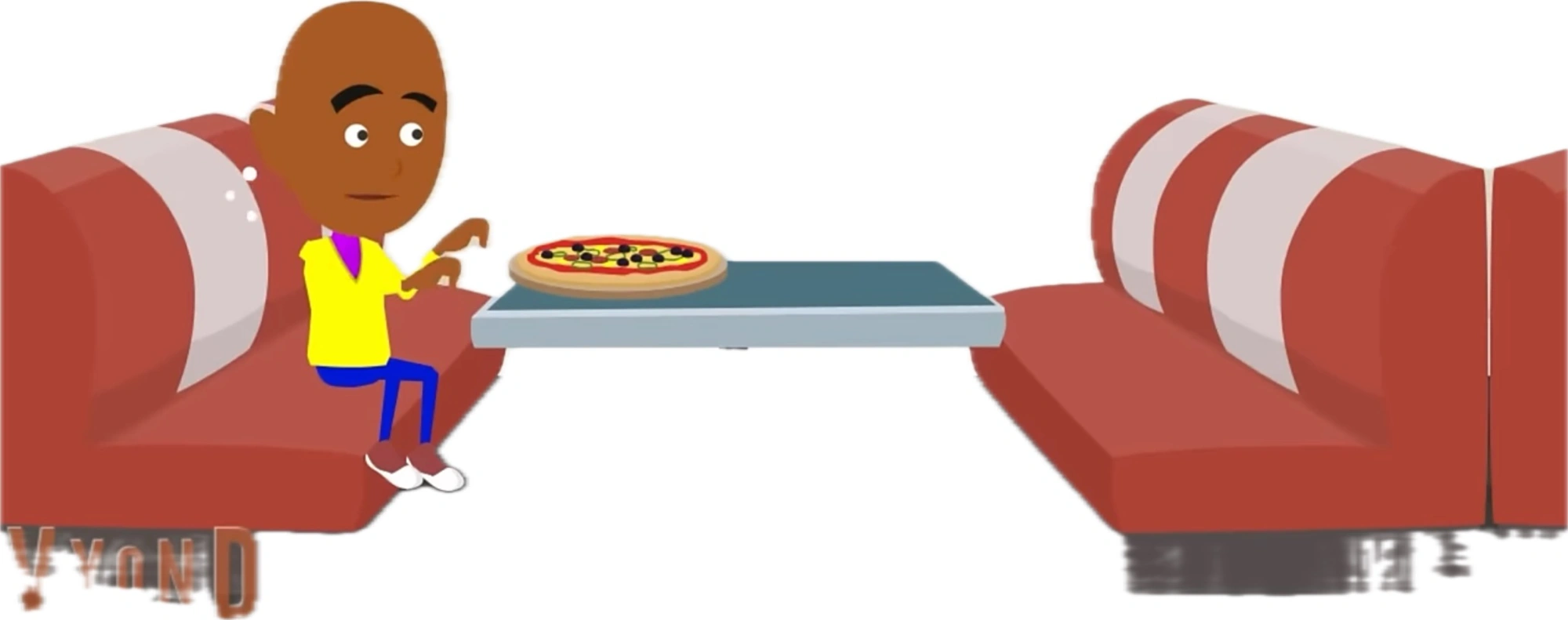 Little bill eating pizza in no background | Fandom