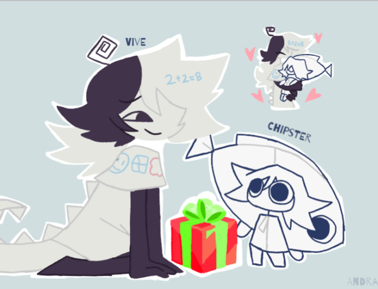 Someone commissioned me to draw Chip comforting sad Zip | Fandom