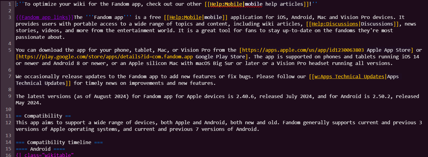 How change appearance of the source editor? | Fandom