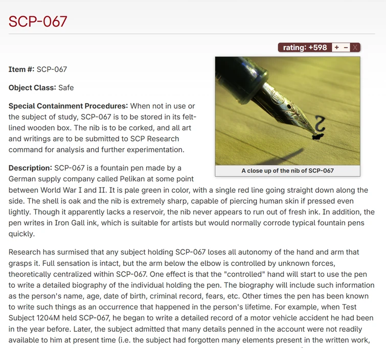 Guys, I found where SCP-067 was first from | Fandom