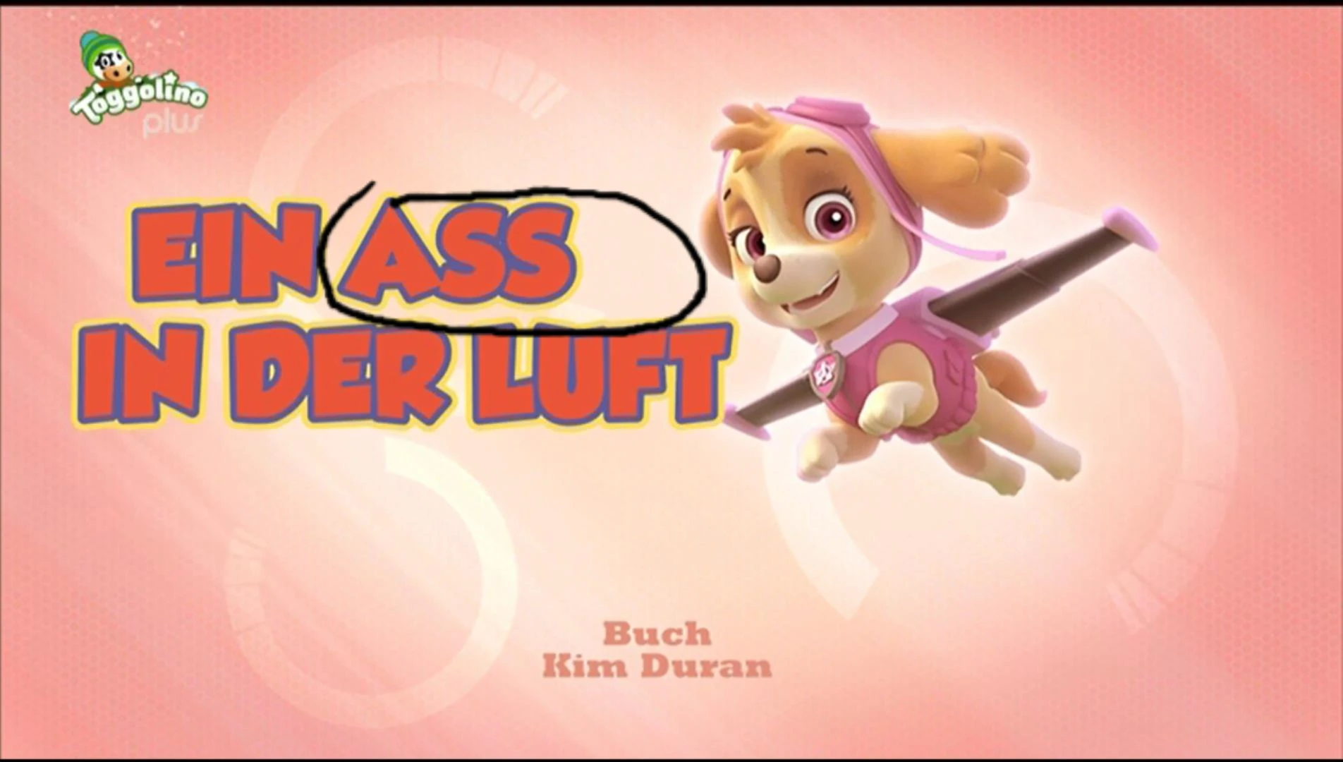 Please don't Report me but It Is a Cuss Word in the German Version ...