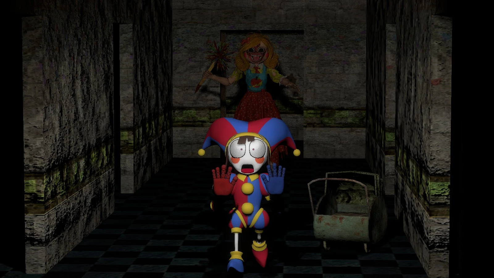 Pomni getting chased by Miss Delight! | Fandom