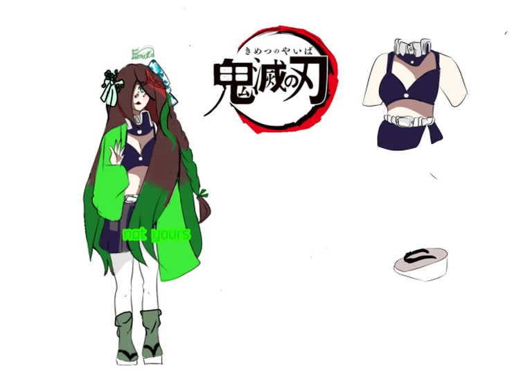 Here is the Kny oc that was asked for , Shes a hashira and her poison ...