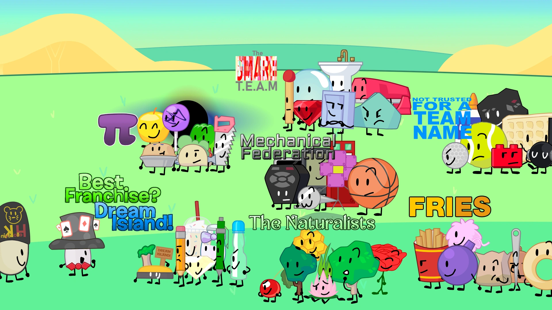 Battle For Dream Island: Magical Mayhem Teams (BFDI Season 6 Concept) | Fandom
