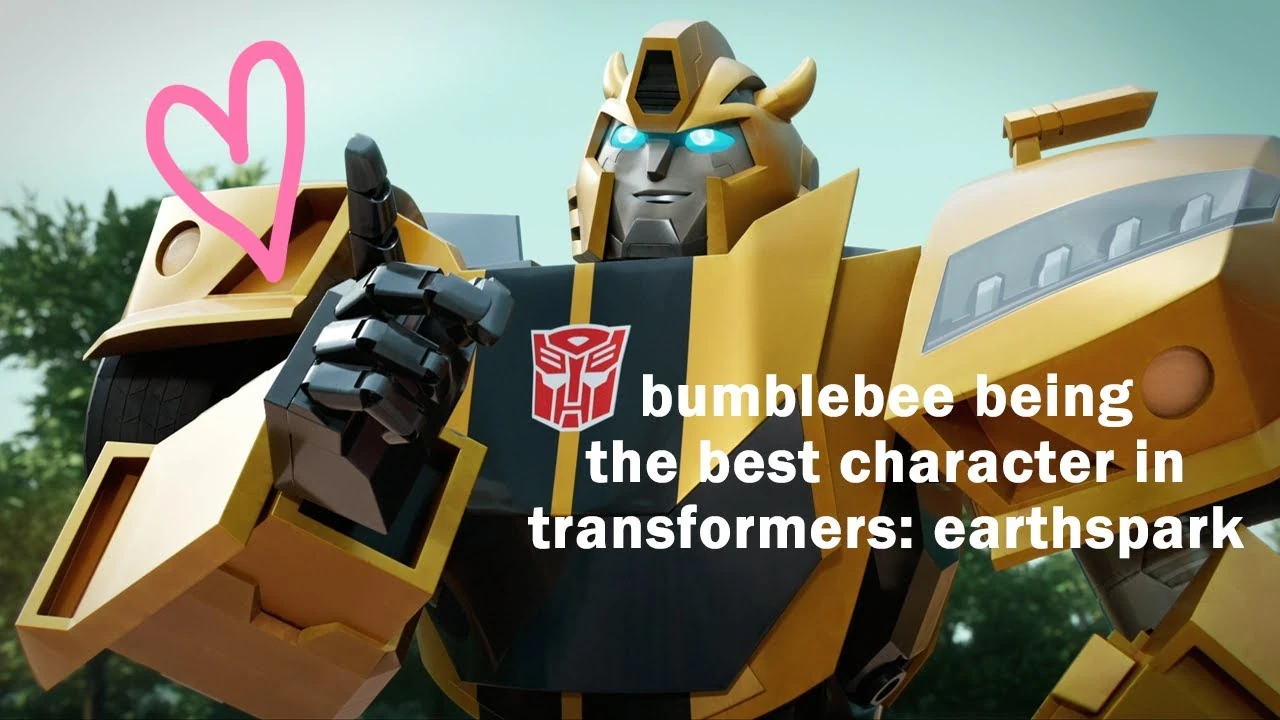 bumblebee being the best character in tf: earthspark for 10 minutes ...