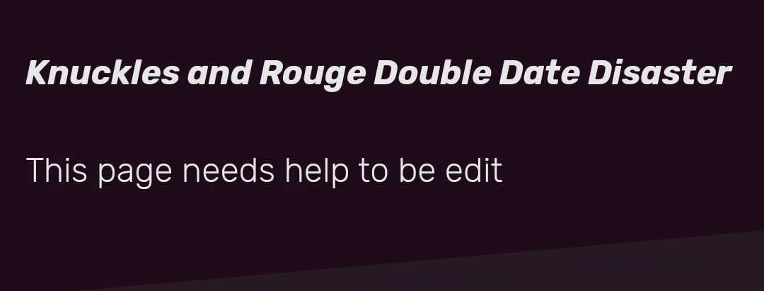 The last episode of Tails Tales needs help editing | Fandom