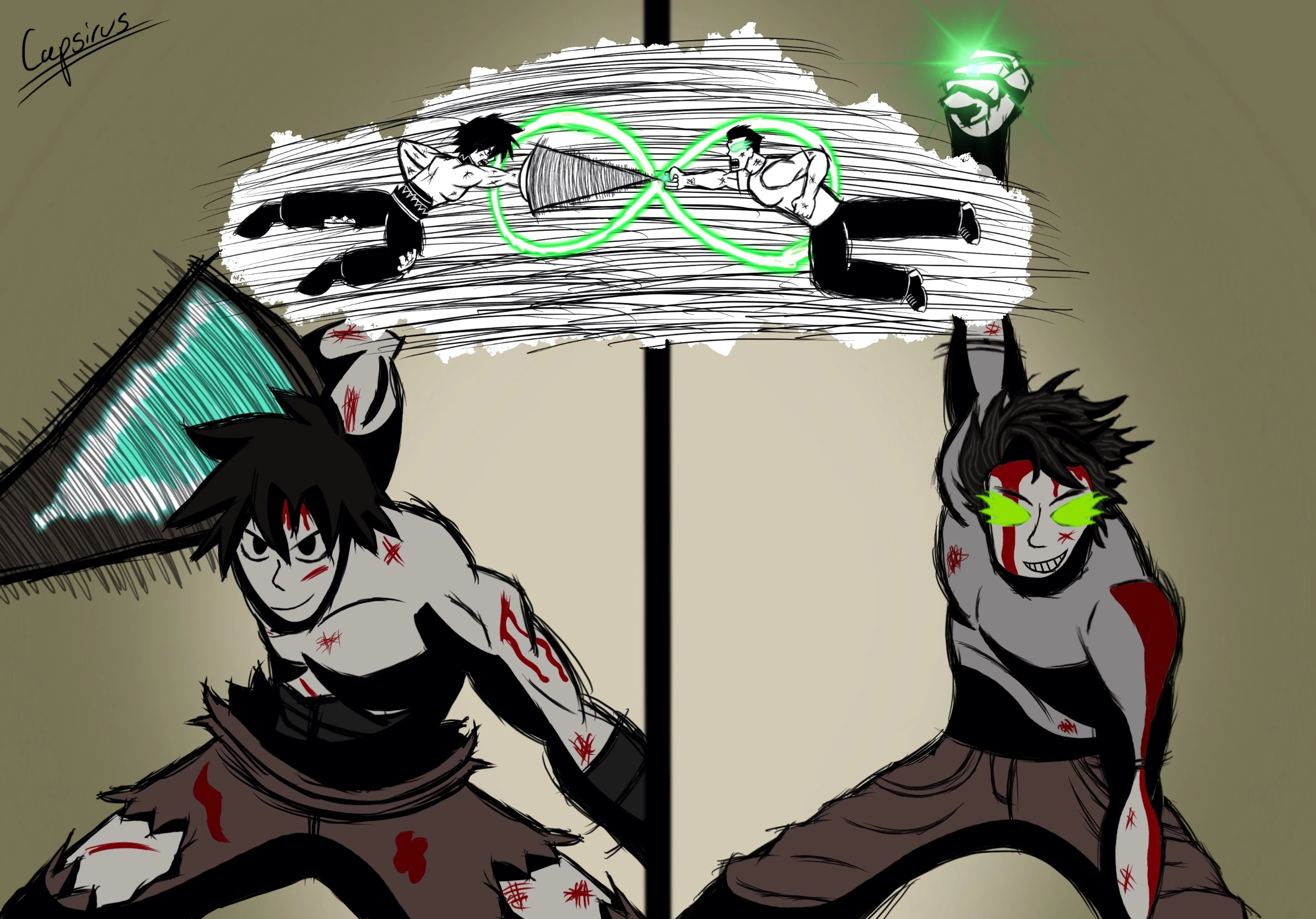 My Kyle VS Simon drawing is finally completed | Fandom