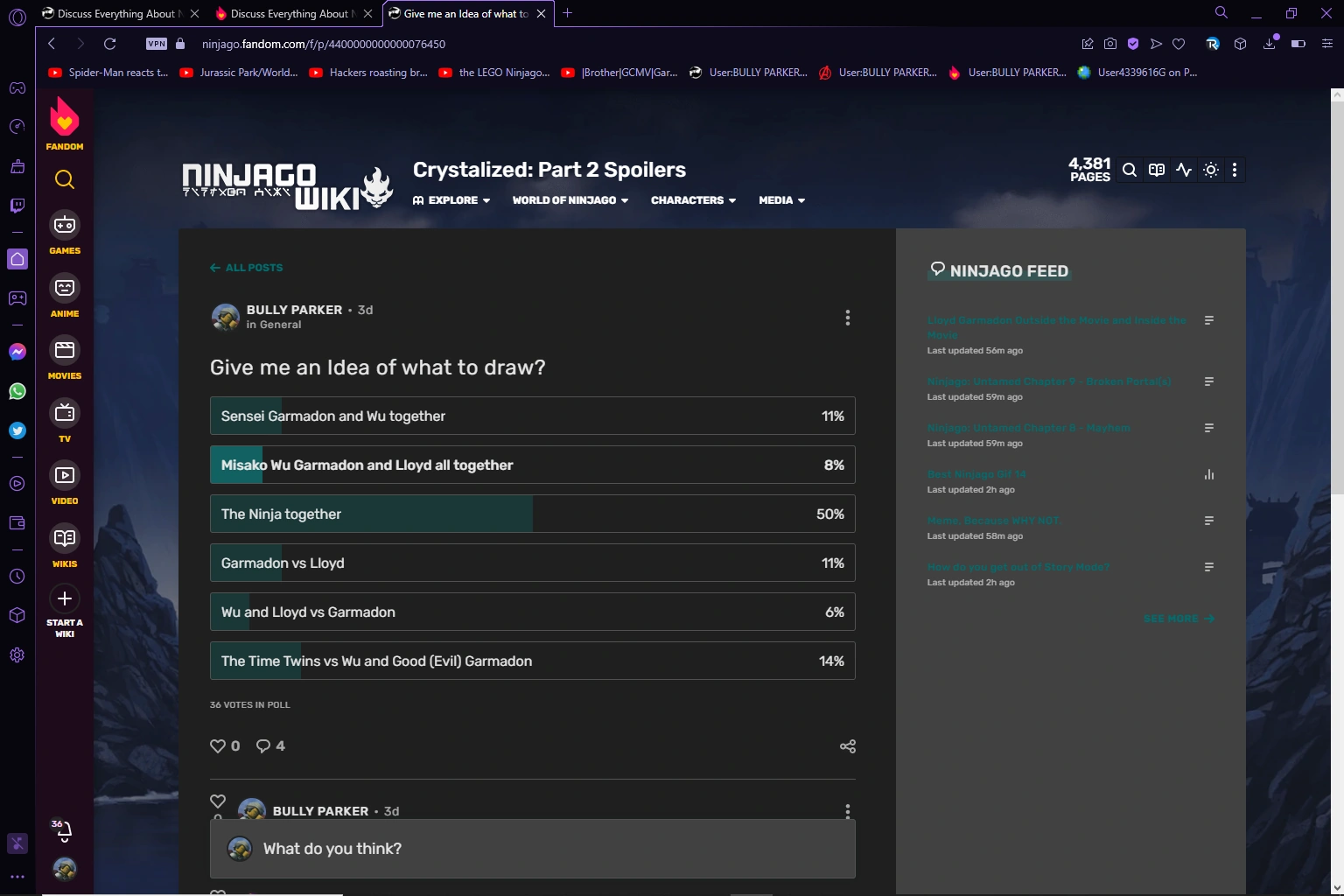 Well I'm going to go Draw. | Fandom