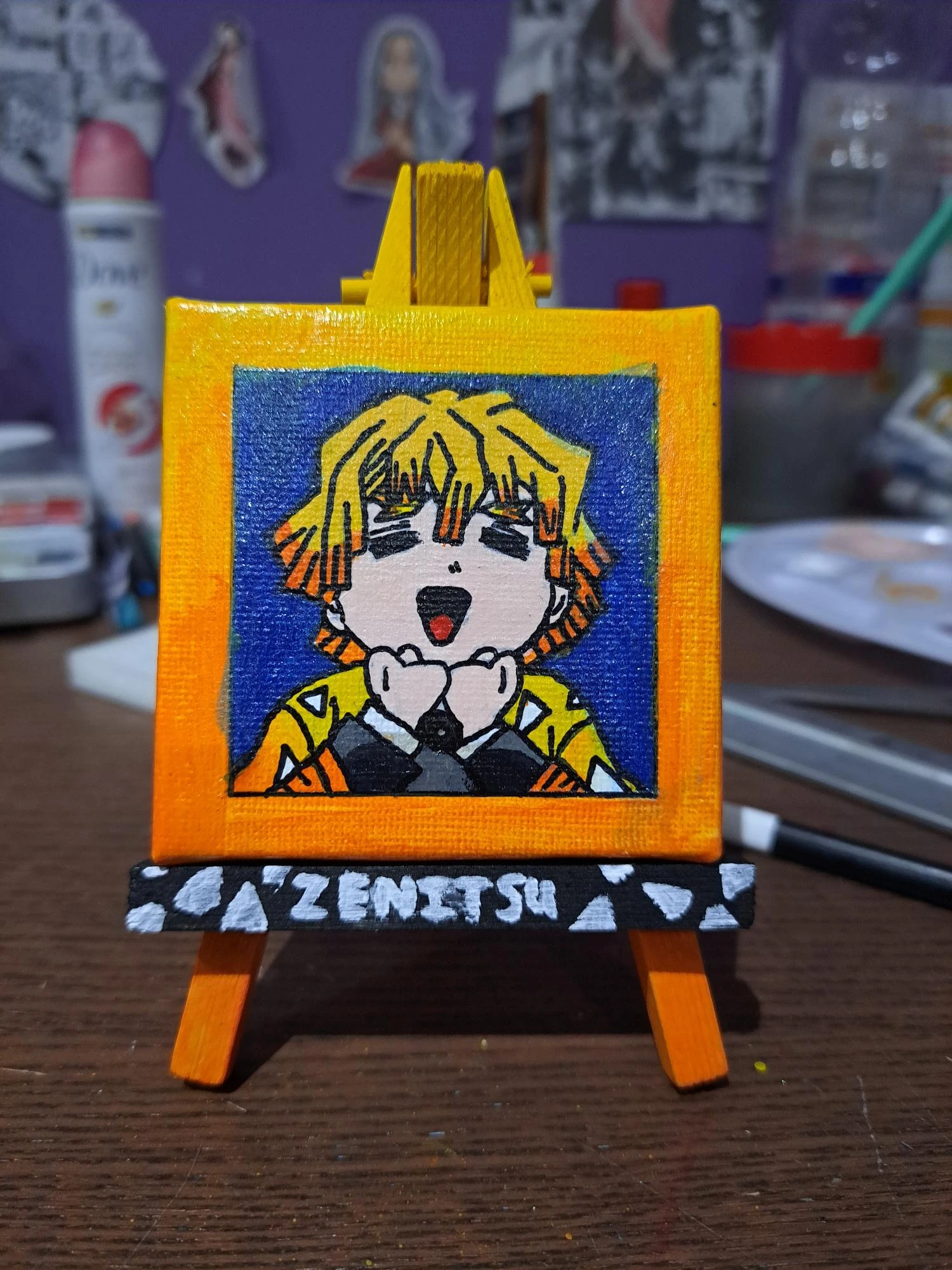 Painted zenitsu 😁😁 | Fandom