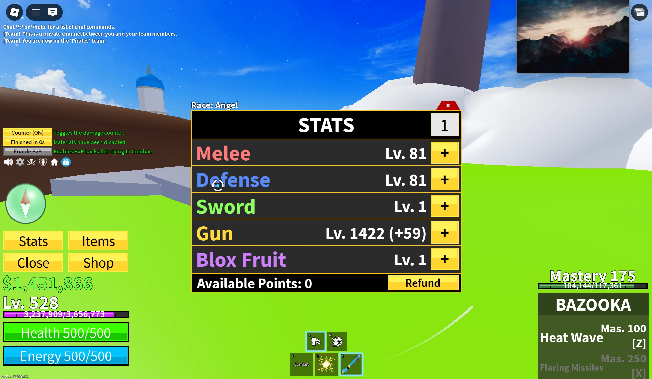 Blox fruits: Gun only: Update 3: Newly found motivation. What order do ...