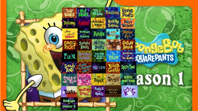 Every SpongeBob season 1 title card ever | Fandom