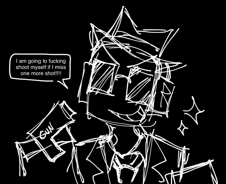 Quick chance sketches I did in screenshot editor | Fandom