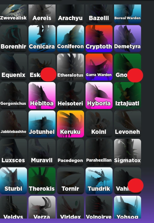 LF creatures i dont have | Fandom