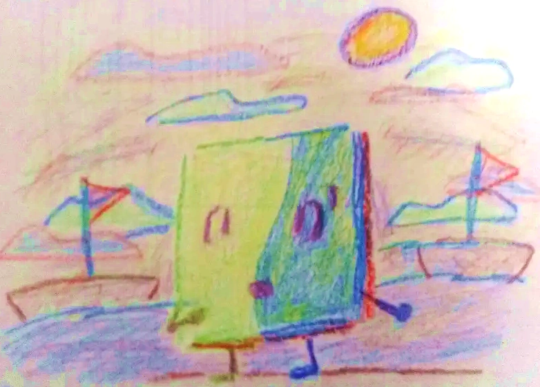 book i drew in class with crayons | Fandom