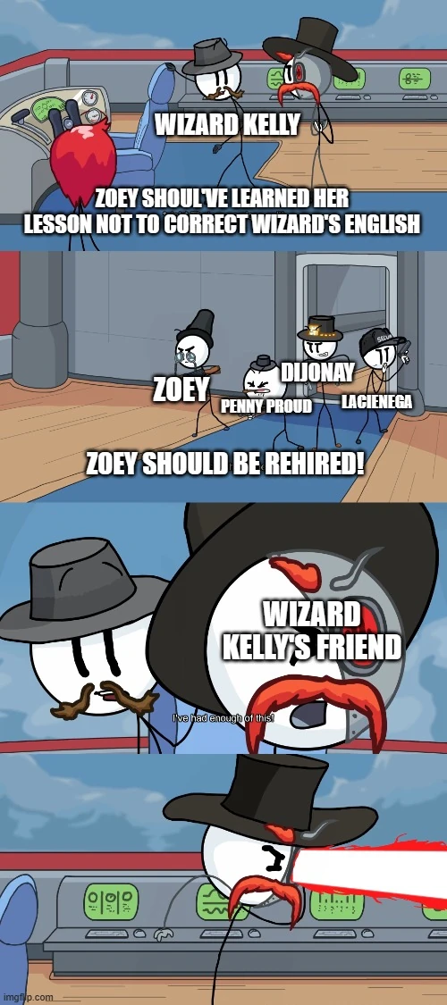 Zoey should be rehired at Wizard Kelly's! (Henry Stickmin and Proud ...
