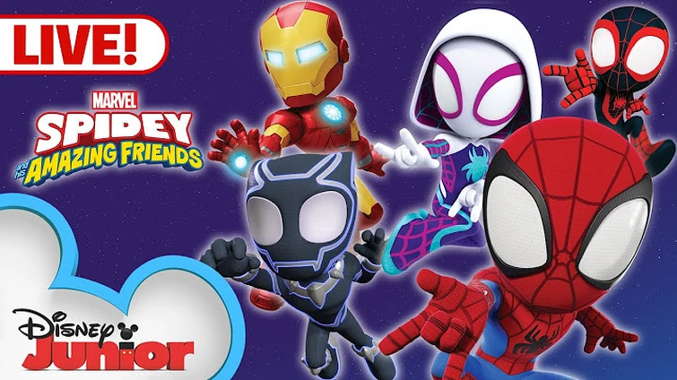 🔴 LIVE! Marvel's Spidey and His Amazing Friends | NEW SPIDEY SHORTS ...